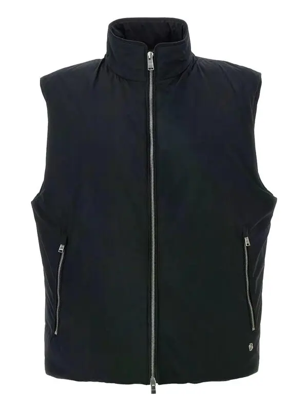 Hugo Boss Padded High-neck Waistcoat - Blue