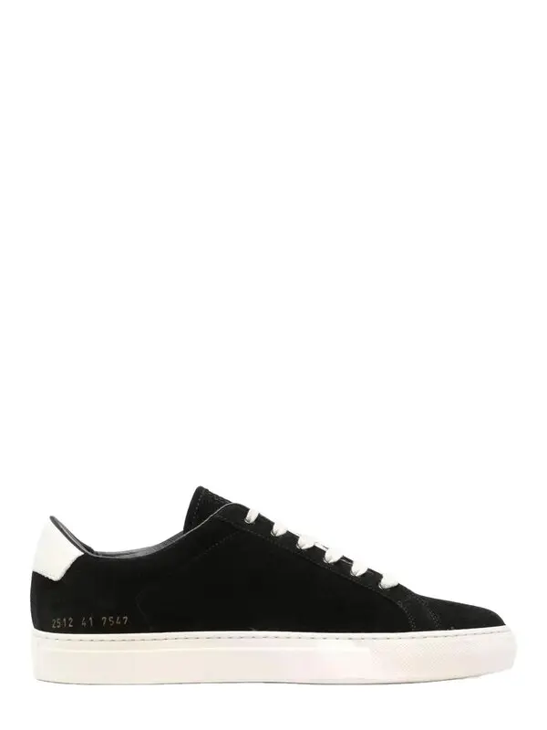 COMMON PROJECTS Suede Leather Sneakers - Black