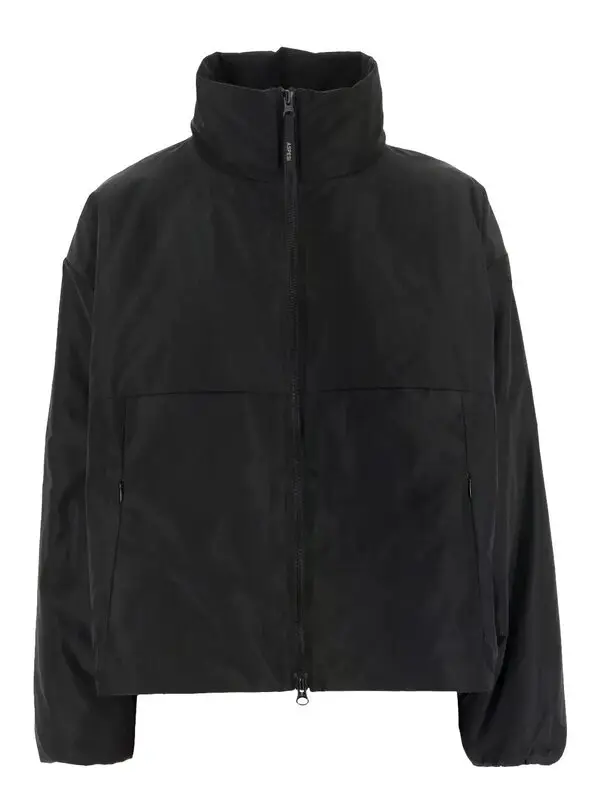 Aspesi High-collar Zip-front Bomber Jacket - Black