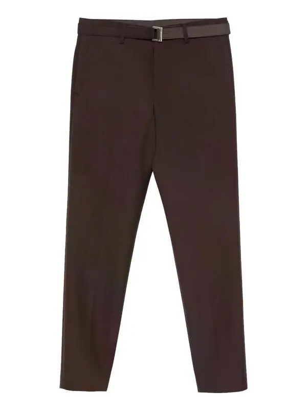 Sacai Belted Trousers - Brown