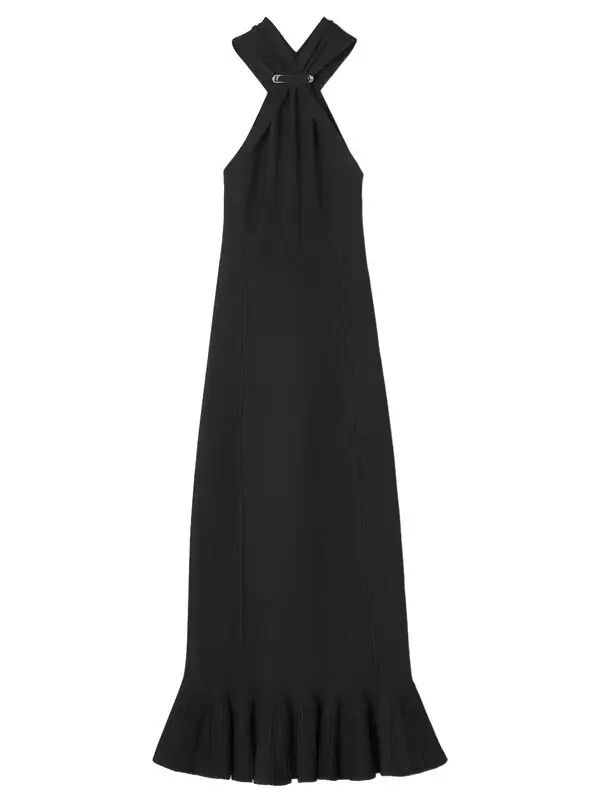 LANVIN Halterneck Midi Dress - Black