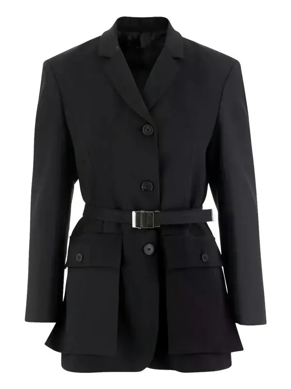F.IT Belted Pocket Blazer - Black