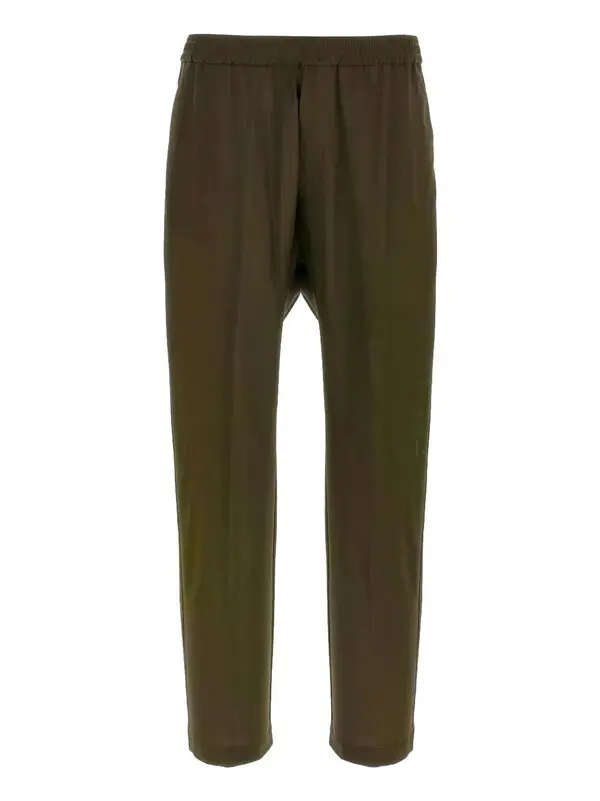 Barena Venezia Pleated Elastic-waistband Trousers - Brown
