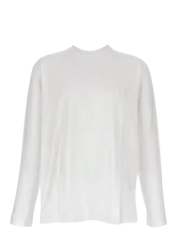 WOOYOUNGMI Logo-patch Long-sleeve T-shirt - White