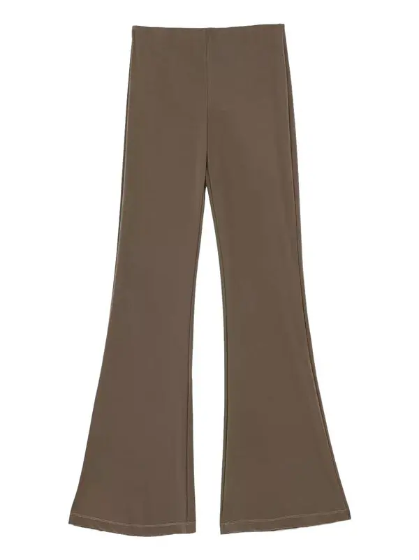Malìparmi Contrast-stitching Trousers - Brown