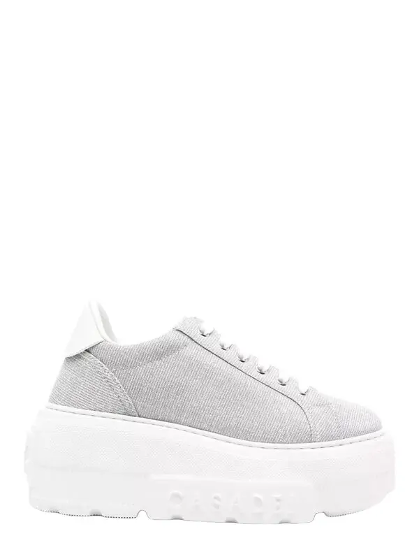 Casadei Nexus Cas25 Platform Sneakers - Silver