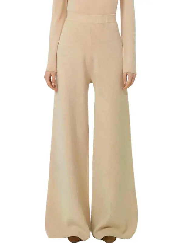Max Mara Knitted Trousers - Neutrals