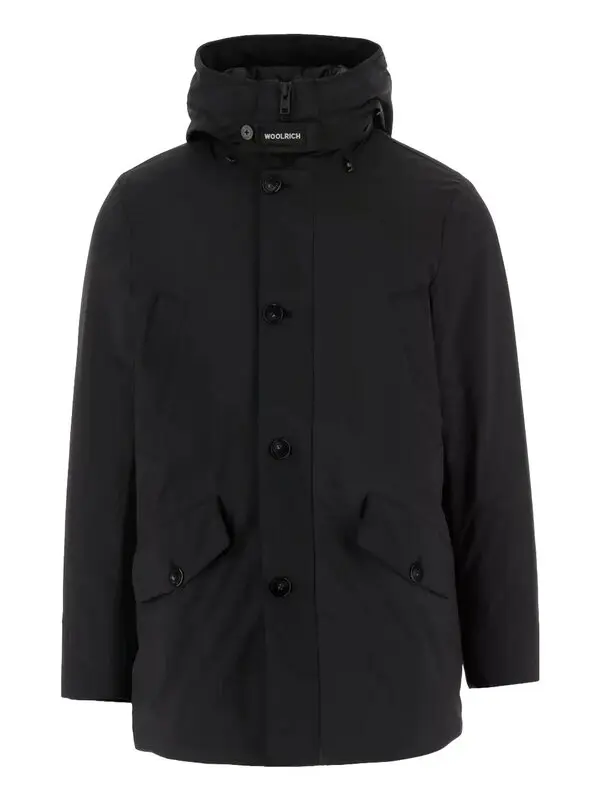 Woolrich Logo-detail Puffer Jacket - Black