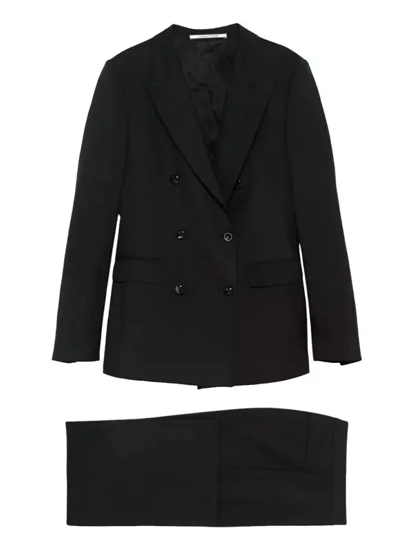Tagliatore Double-breasted Suit - Black