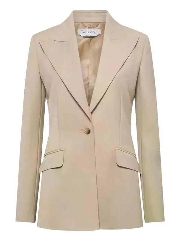 Gabriela Hearst Single-breasted Peaked-lapels Blazer - Brown