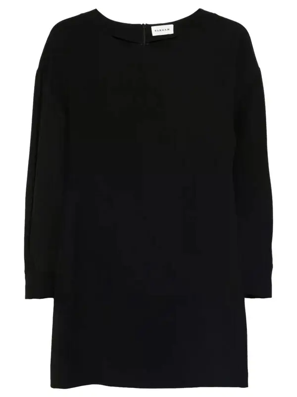 P.a.r.o.s.h Three-quarter Sleeve Dress - Black