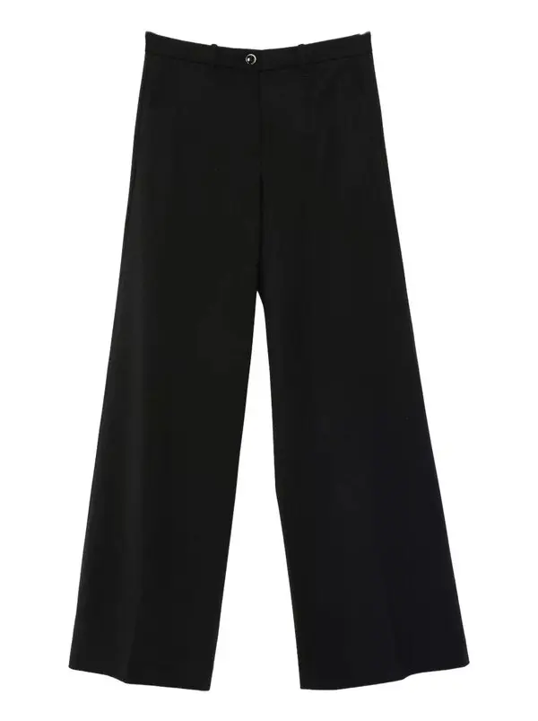 NINE:INTHE:MORNING Stretch-wool Trousers - Black