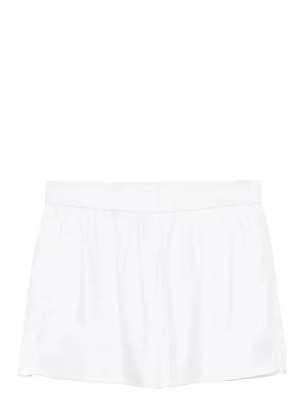 REFORMATION Miles Shorts - White