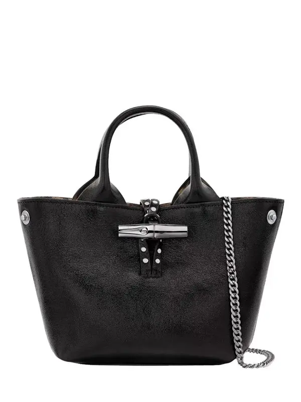 Longchamp Le Roseau Studded Mini Bag - Black