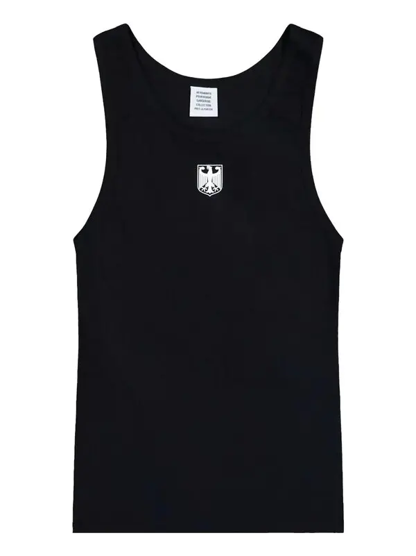 Vetements Eagle-emblem Tank Top - Black