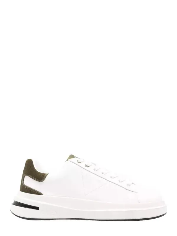 Guess Leather Panelled Sneakers - White
