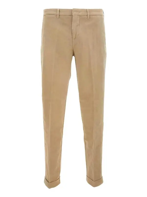 FAY Cuffed Trousers - Neutrals