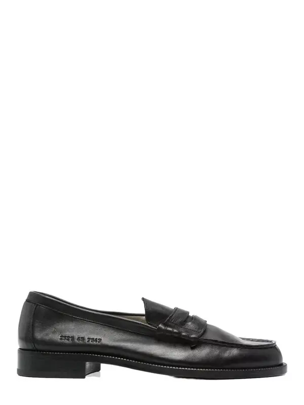 COMMON PROJECTS Penny Leather Loafers - Black