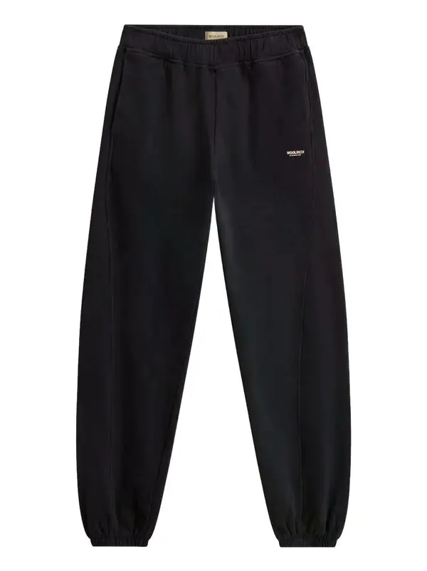 Woolrich Fleece Cuffed Track Pants - Black