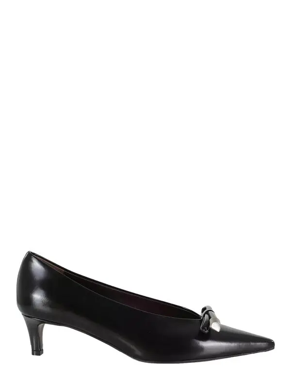 Roberto Festa Orla 50mm Bow-detail Heeled Pumps - Black