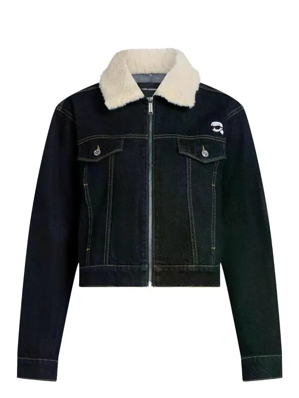 Karl Lagerfeld Ikon Denim Jacket - Blue