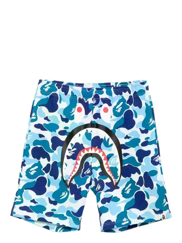 A BATHING APE® Graphic-printed Shorts - Blue