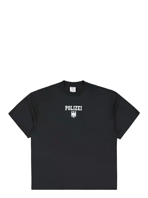 Vetements Polizei Eagle-emblem T-shirt - Black