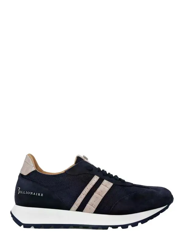 BILLIONAIRE Panelled Sneakers - Blue