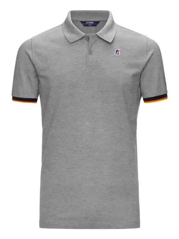 K-WAY Sleeve-detail Polo Shirt - Grey