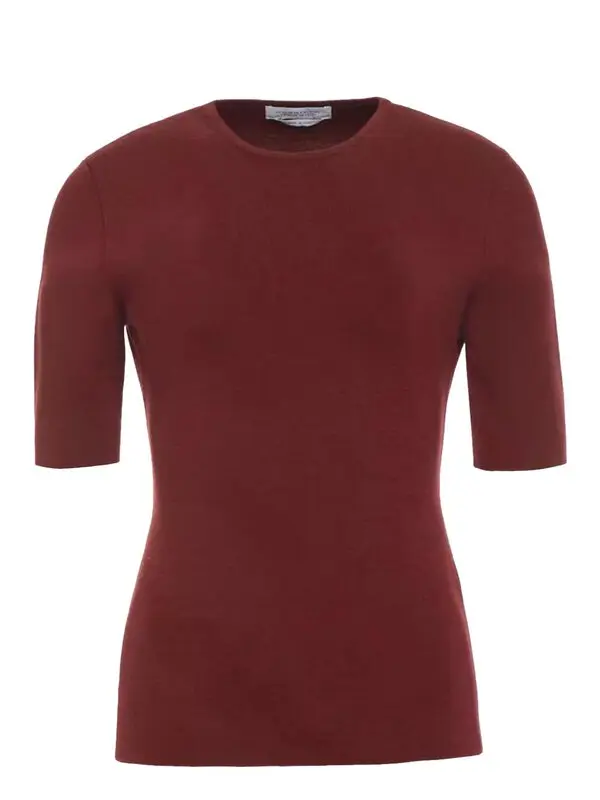 Gabriela Hearst Ribbed Crew-neck T-shirt - Red