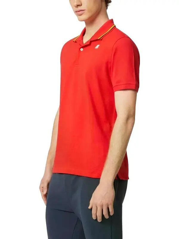 K-WAY Tipped-collar Polo Shirt - Red