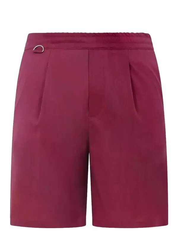 LOW BRAND Pleated Shorts - Pink
