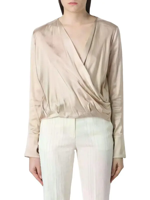 KAOS Wrap-effect Top - Neutrals