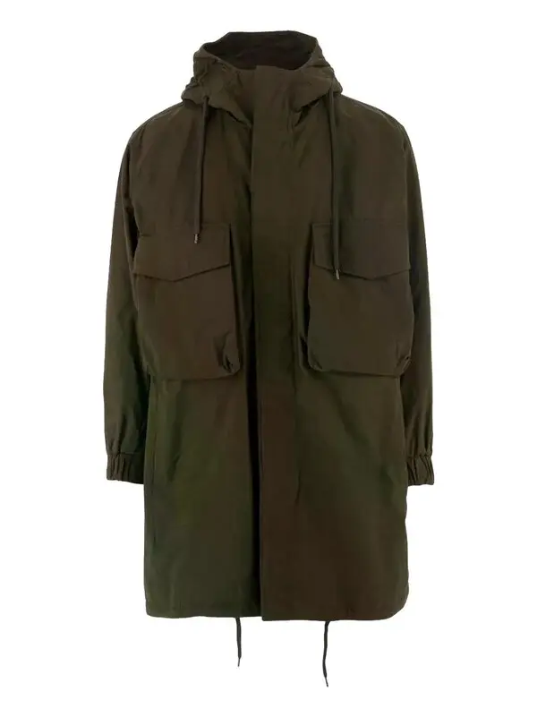 Herno Drawstring Hood Parka - Green