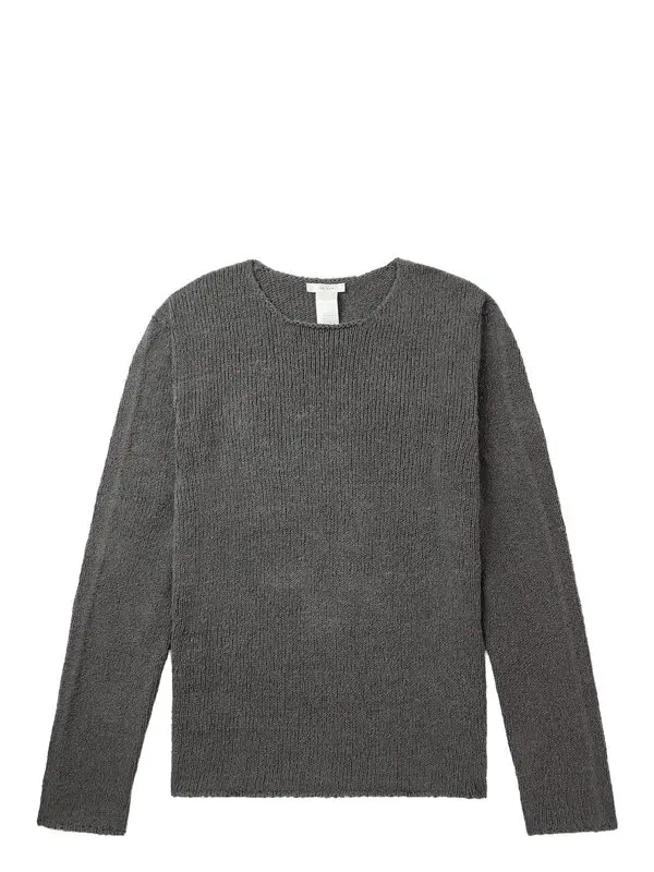 THE ROW Kalen Cotton Sweater - Gray