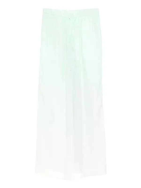 Casablanca Gradient-effect Trousers - Green