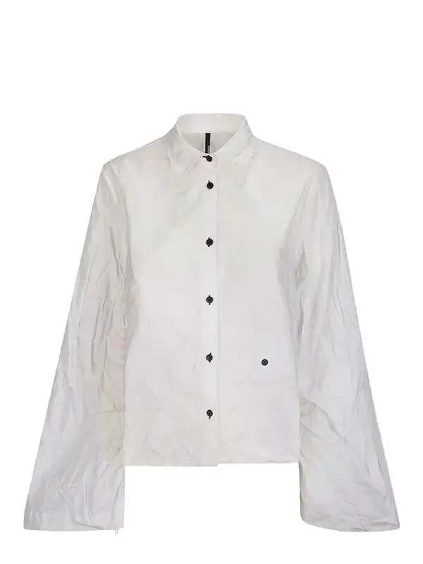 MARIA CALDERARA Bell-sleeve Shirt - White