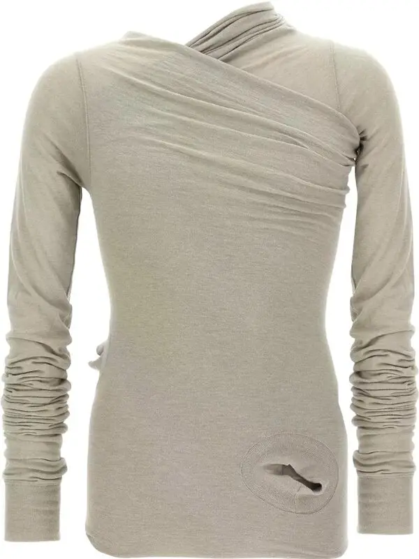 Rick Owens Hollywood Banana Long-sleeved T-shirt - Grey