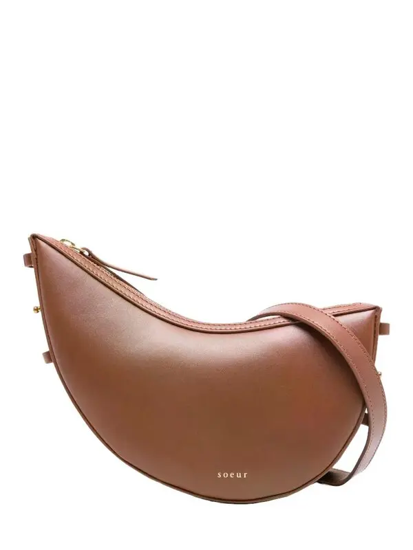 Soeur Small Wino Leather Shoulder Bag - Brown