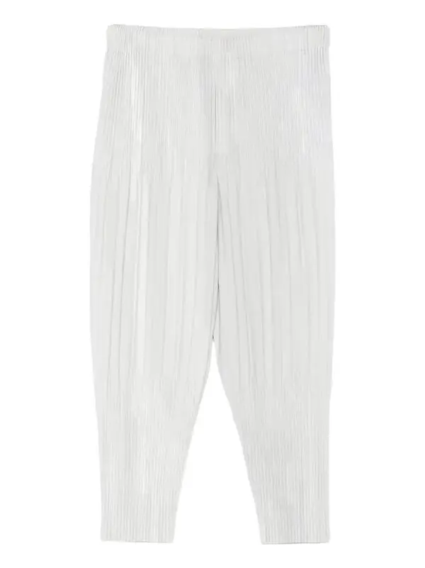 Issey Miyake Plissé Pull-on Trousers - Grey