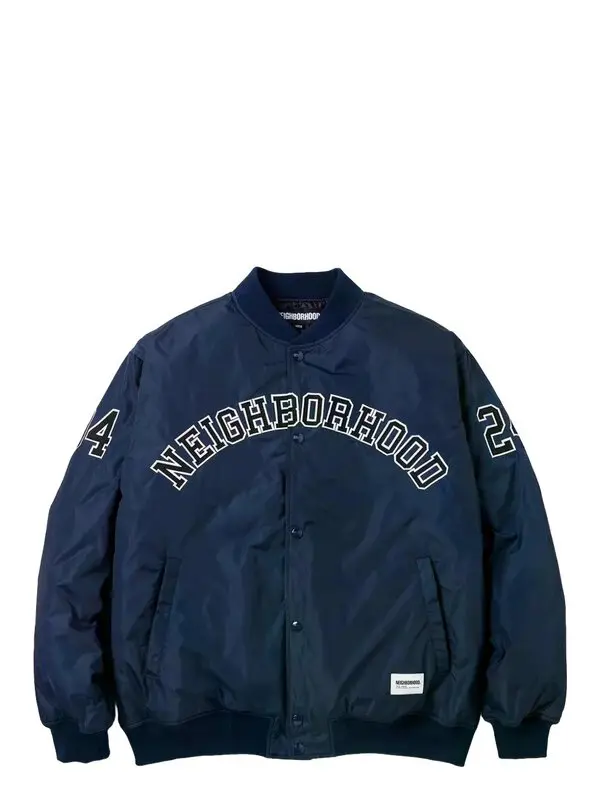 NEIGHBORHOOD Varsity-style Bomber Jacket - Blue