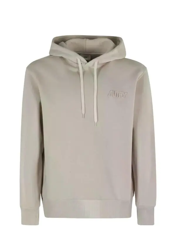 AUTRY Embroidered Hoodie - Neutrals