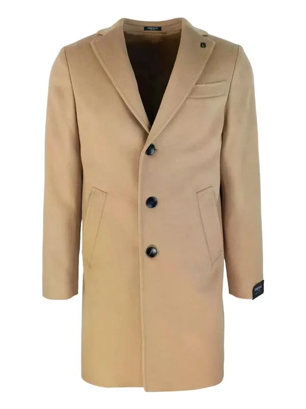 BRERAS MILANO Three-button Coat - Neutrals