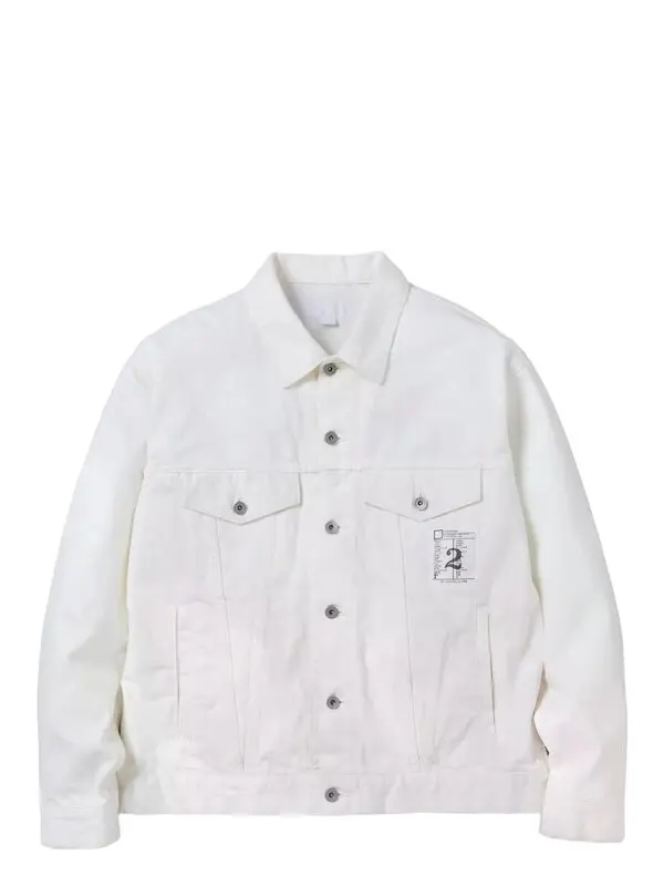 NEIGHBORHOOD Graphic-patch Denim Jacket - White