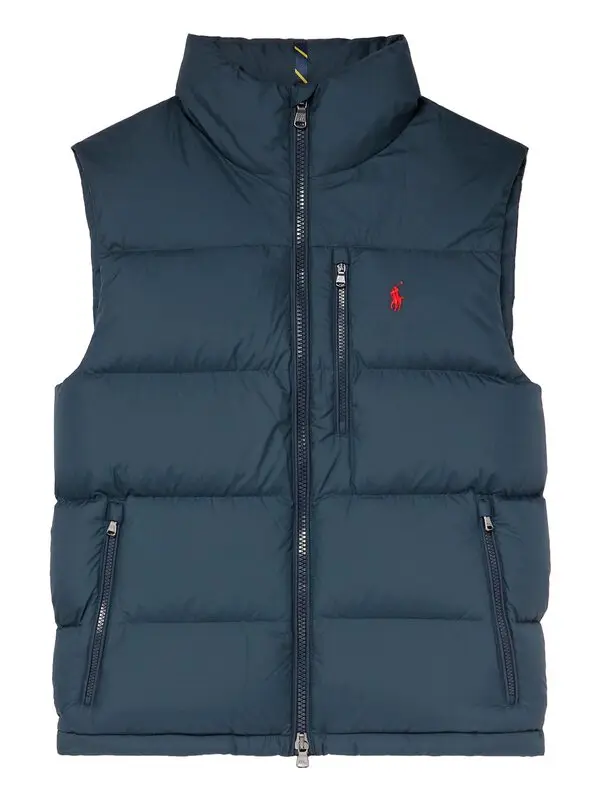 Polo Ralph Lauren Gorham Logo-embroidered Quilted Padded Shell Down Jacket - Blue