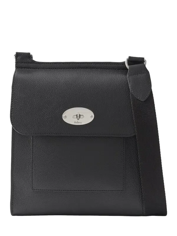 Mulberry Antony Full-grain Leather Messenger Bag - Black