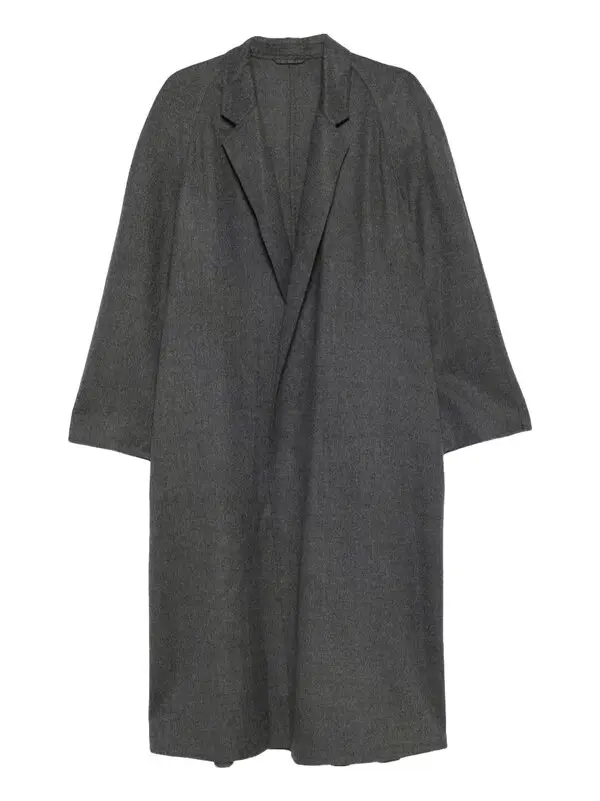 Carven Wool Single-breasted Coat - Grey