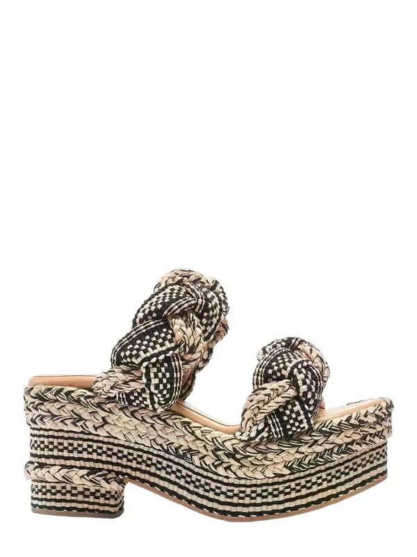 Antolina 75mm Braided Platform Sandals - Neutrals