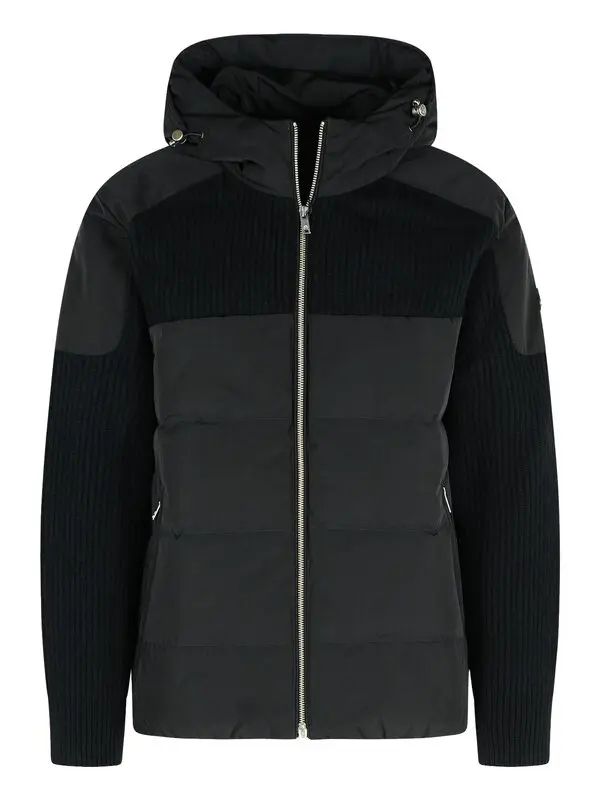 Moose Knuckles Wool Padded Jacket - Black