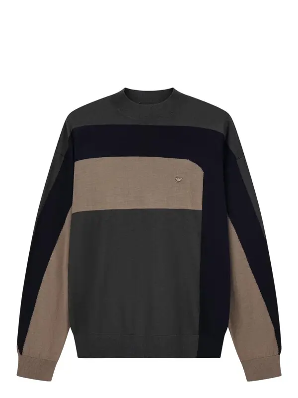 Emporio Armani Sweaters - Black Ink Block